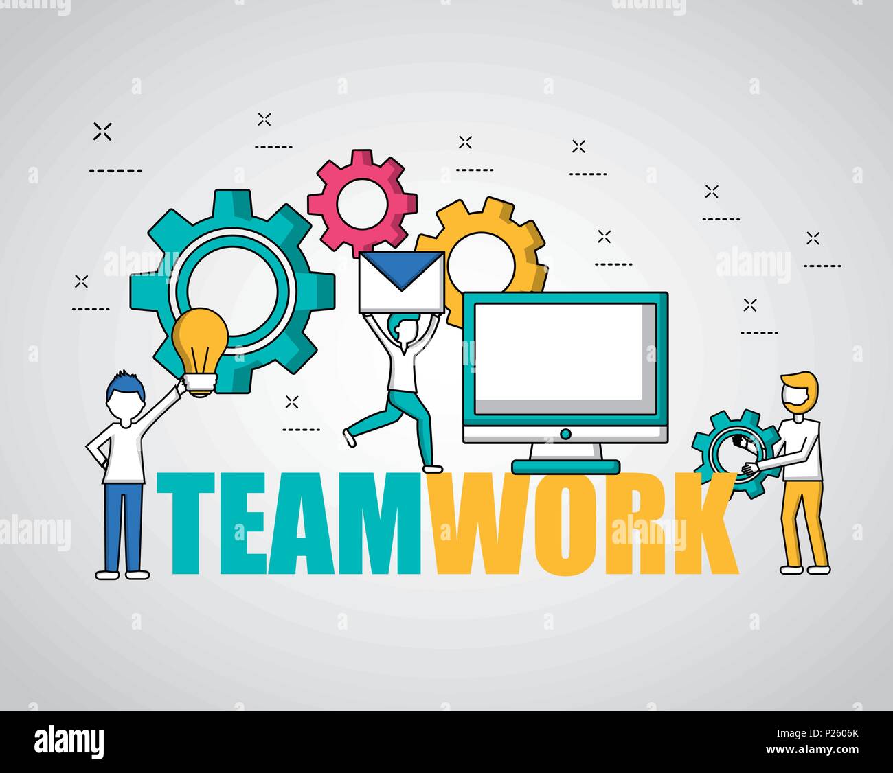 people teamwork concept Stock Vector Image & Art - Alamy