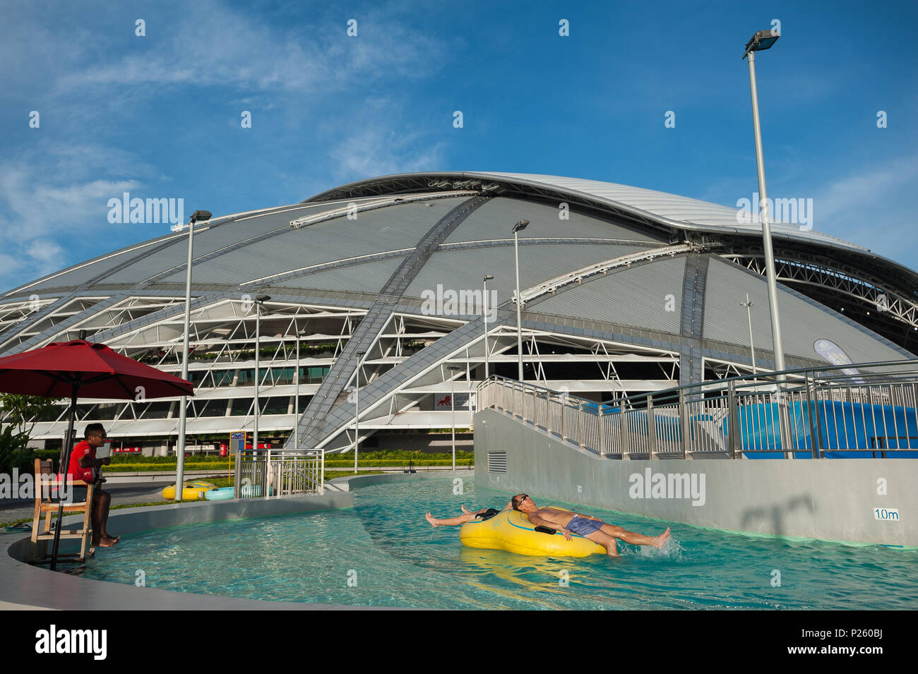 Singapore sports hub stadium hi-res stock photography and images - Alamy