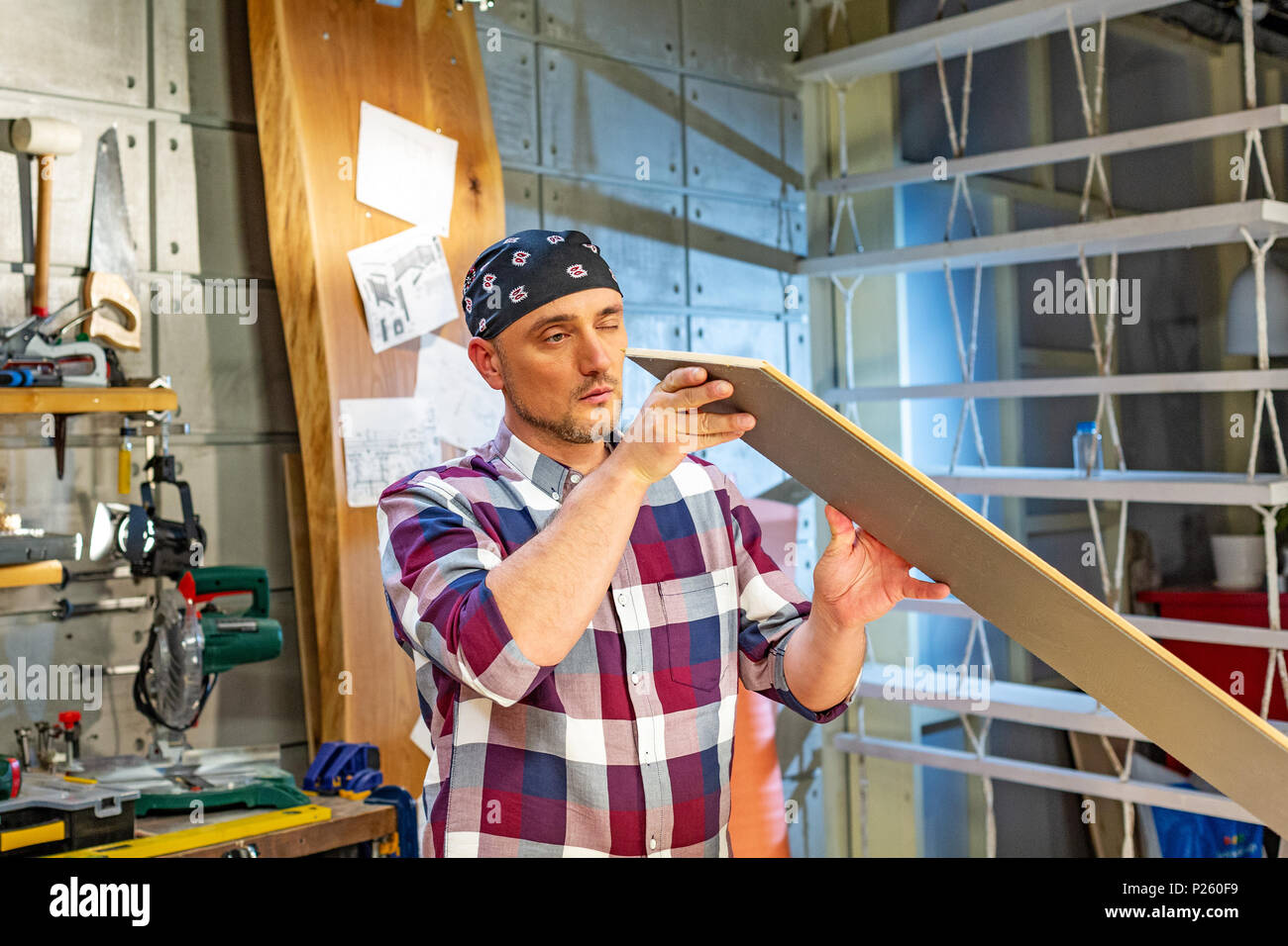 Interior Of Carpentry Workshop Stock Photos & Interior Of Carpentry ...