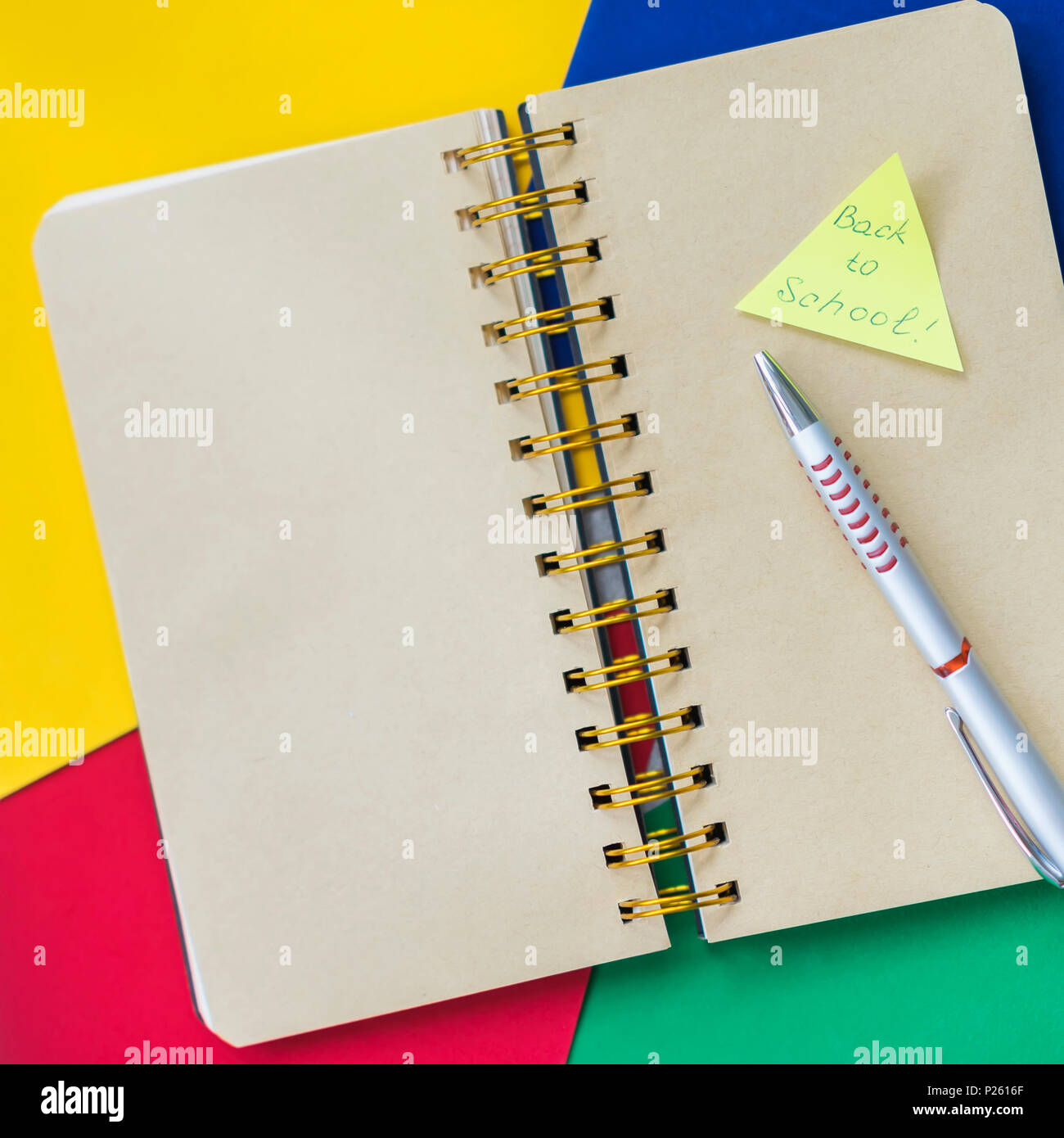 School notebook hi-res stock photography and images - Alamy