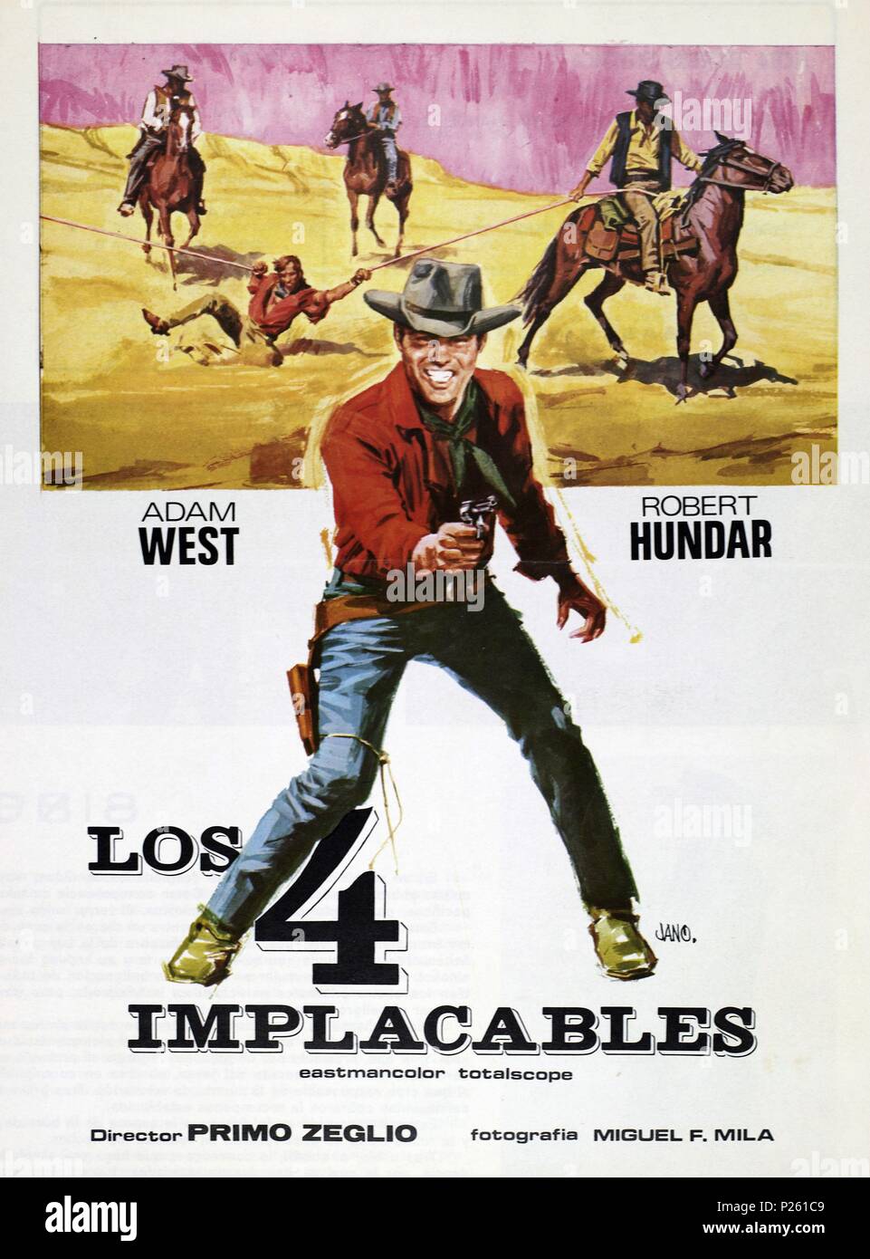 Original Film Title: I QUATTRO INESORABILI. English Title: RELENTLESS ...