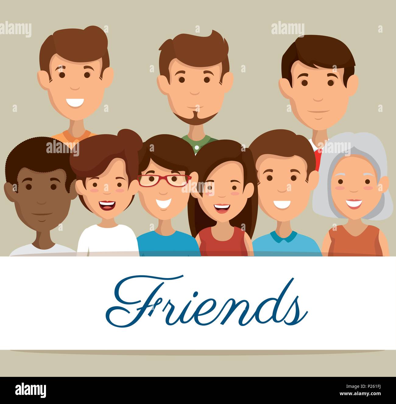 Group Of Friends Characters Stock Vector Image Art Alamy group-of-friends-characters-stock-vector-image-art-alamy