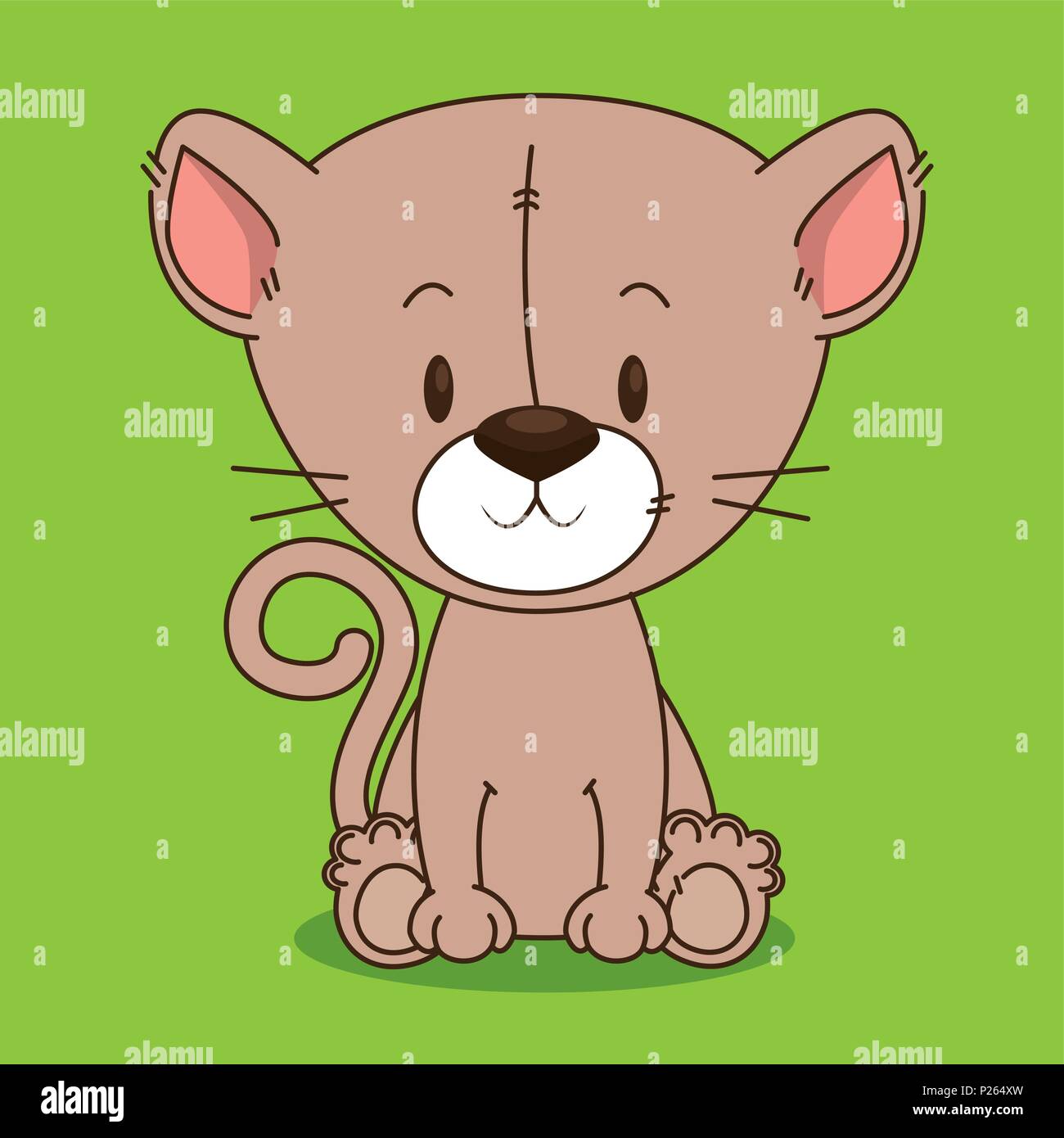 cute little cat character Stock Vector Image & Art - Alamy