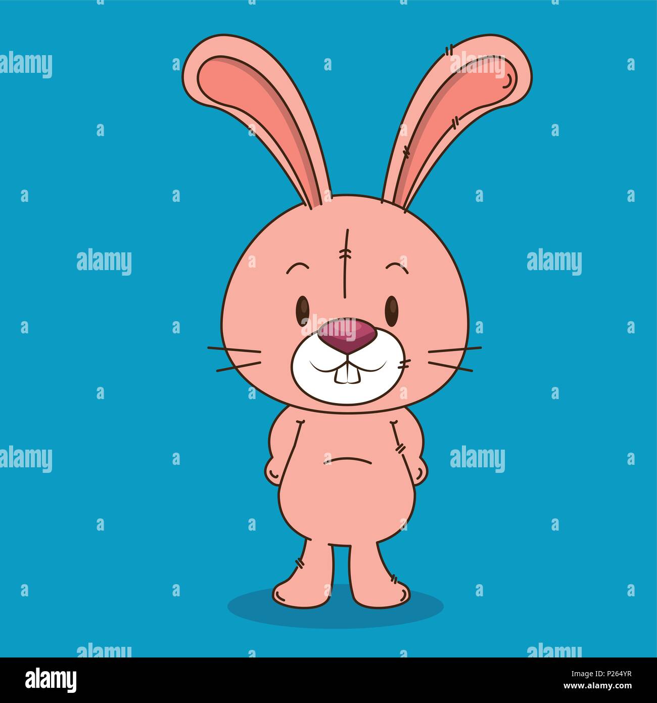 cute and little rabbit character Stock Vector Image & Art - Alamy