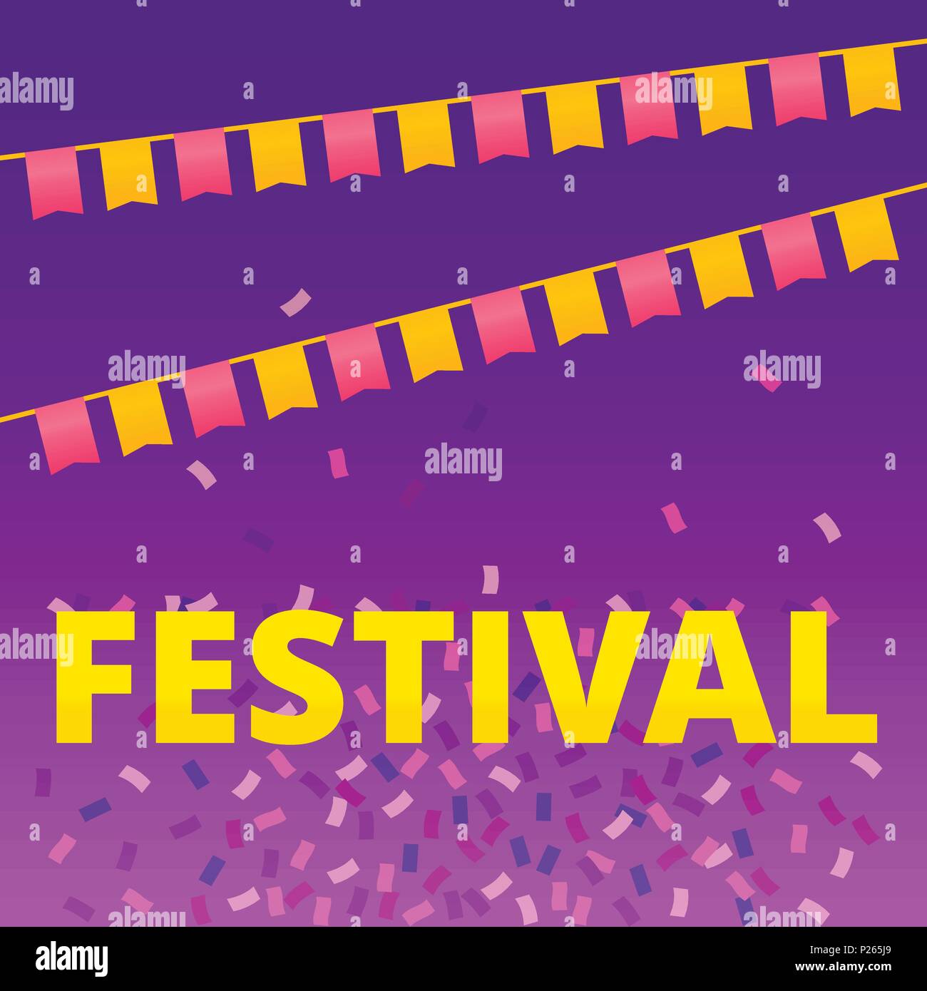 Carnival party realistic poster Stock Vector Images - Alamy