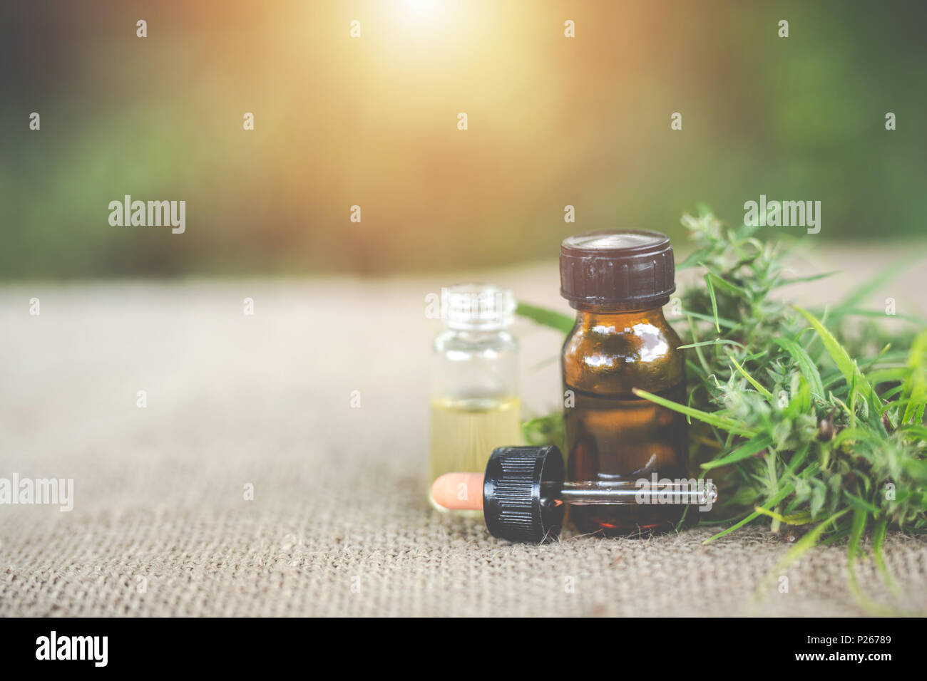 Cannabis oil, CBD oil cannabis extract, Medical cannabis concept Stock ...