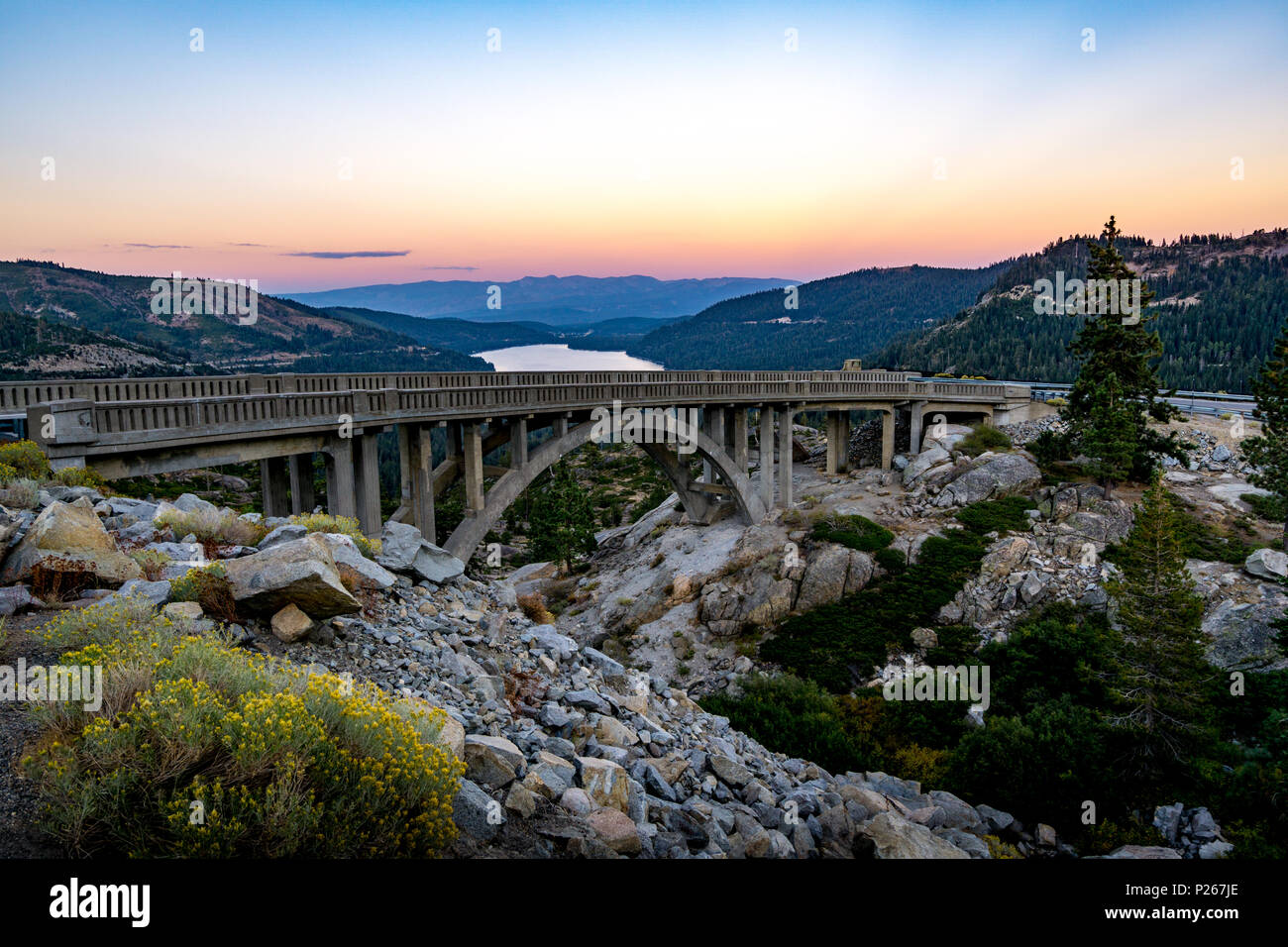 Donner pass road hi-res stock photography and images - Alamy