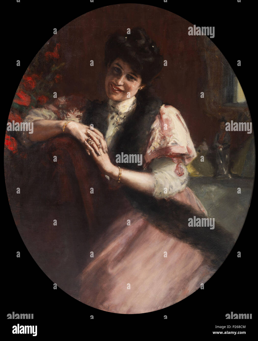 . Deutsch: Bildnis einer Dame mit Pelzstola . 1907 11 Albert von Keller Bildnis einer Dame mit ...