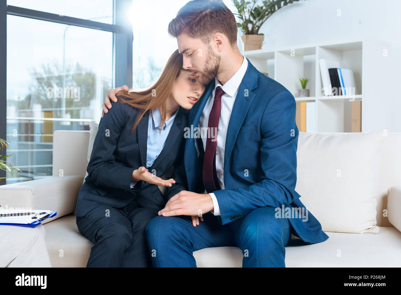 Couple supporting hi-res stock photography and images - Alamy