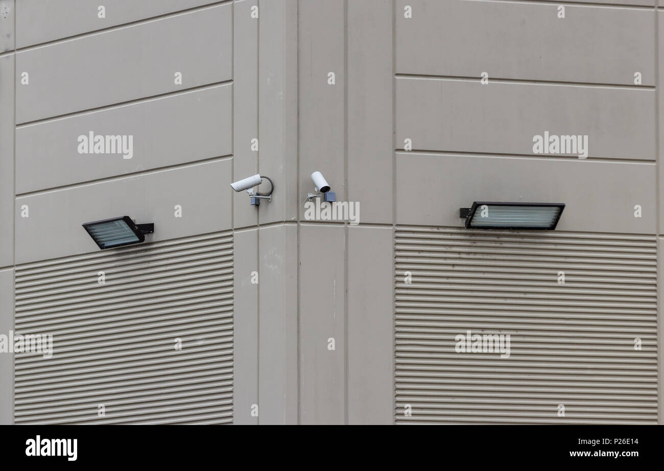 Security lights and cameras hi-res stock photography and images - Alamy