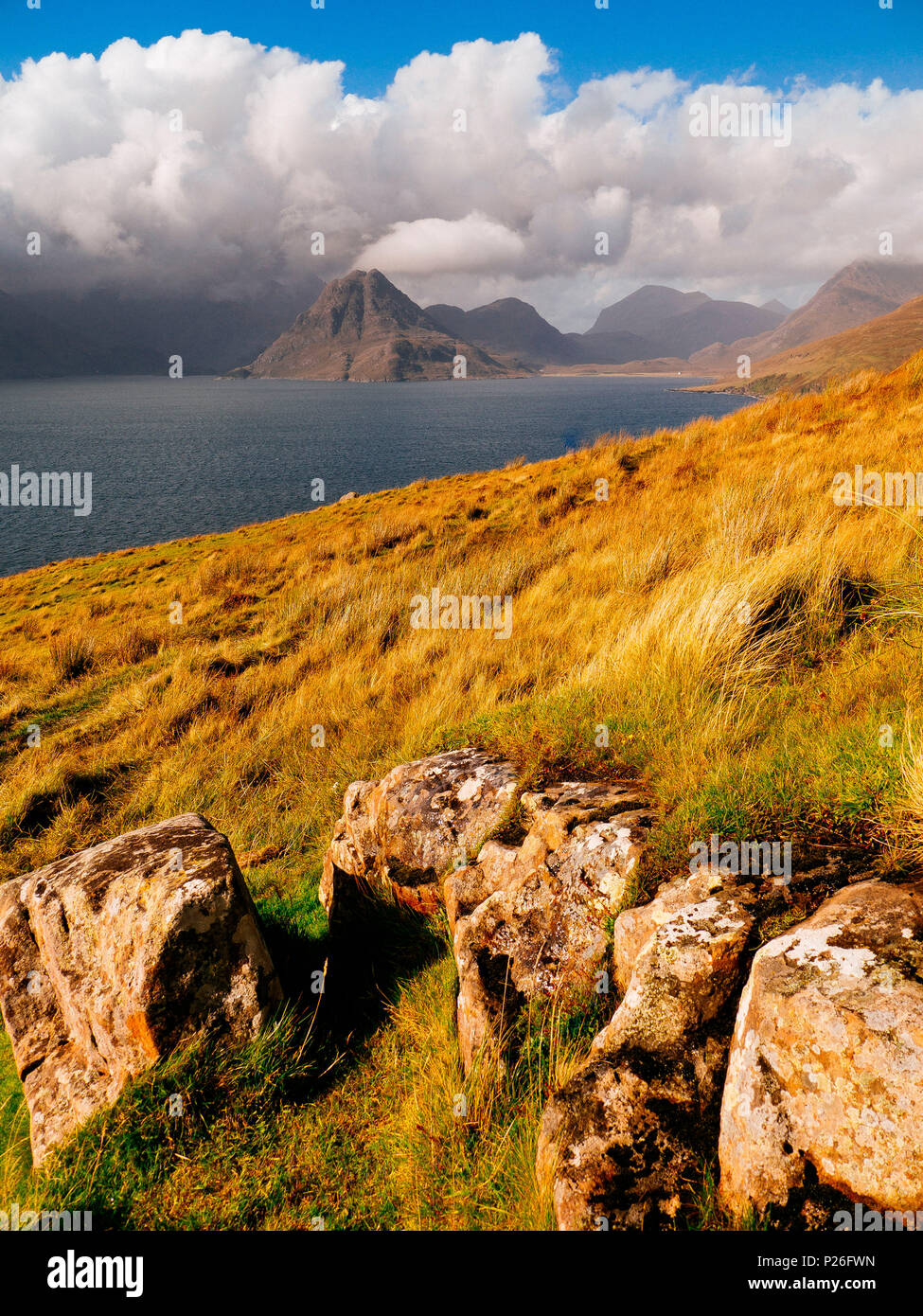 Elgol's cliffs, Elgol, Isle of Skye, Scotland, Great Britain, Europe ...