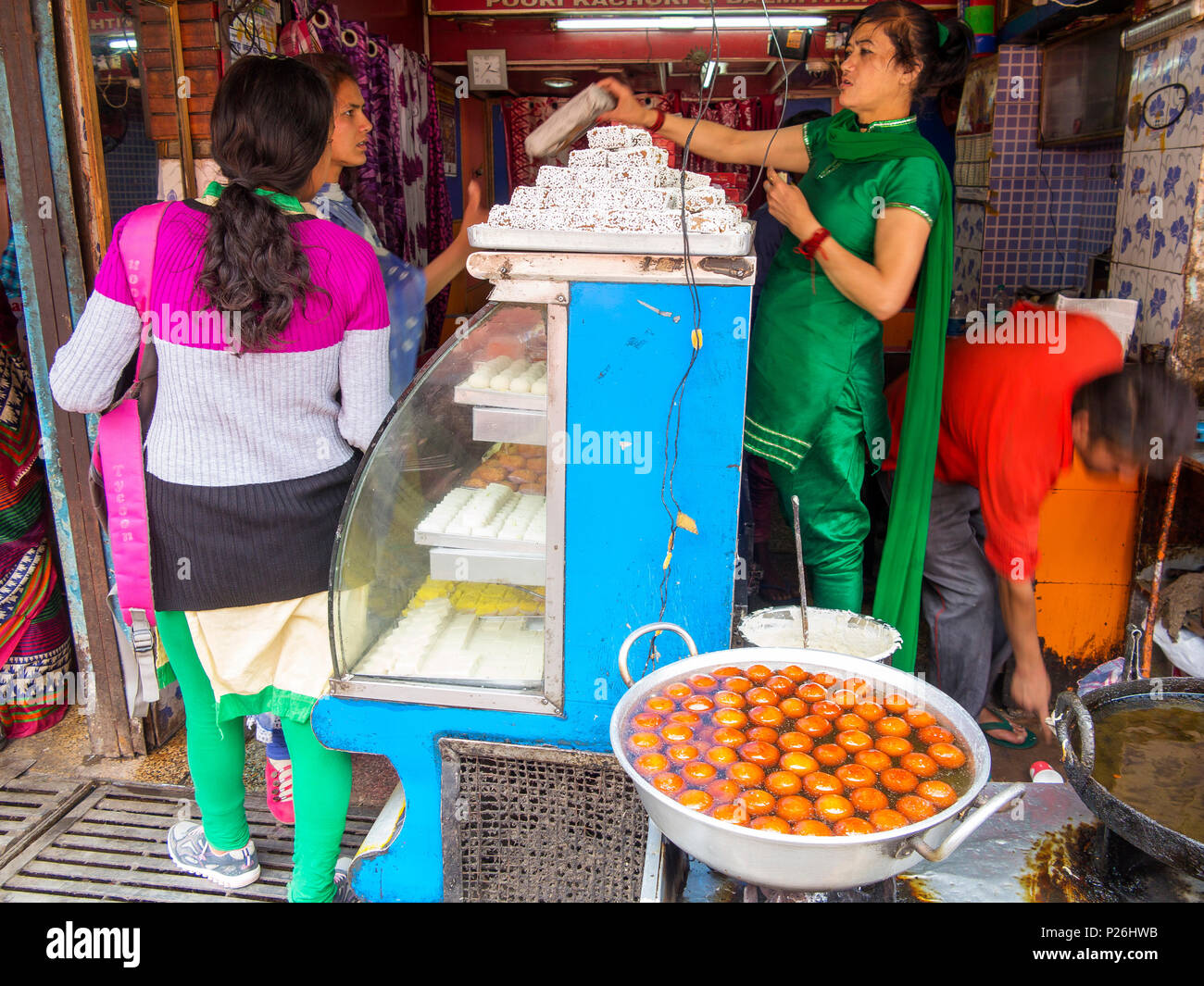 Indian sweet shop hi-res stock photography and images - Alamy