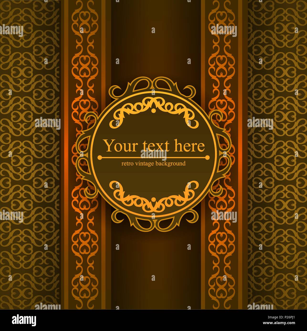 Vintage retro pattern. Vector illustration Stock Vector Image & Art - Alamy