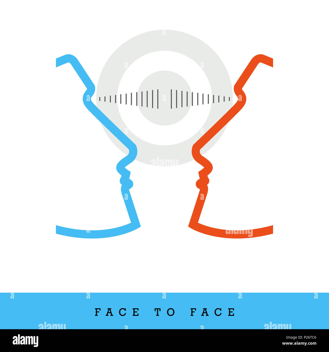 Face To Face Communication Icon