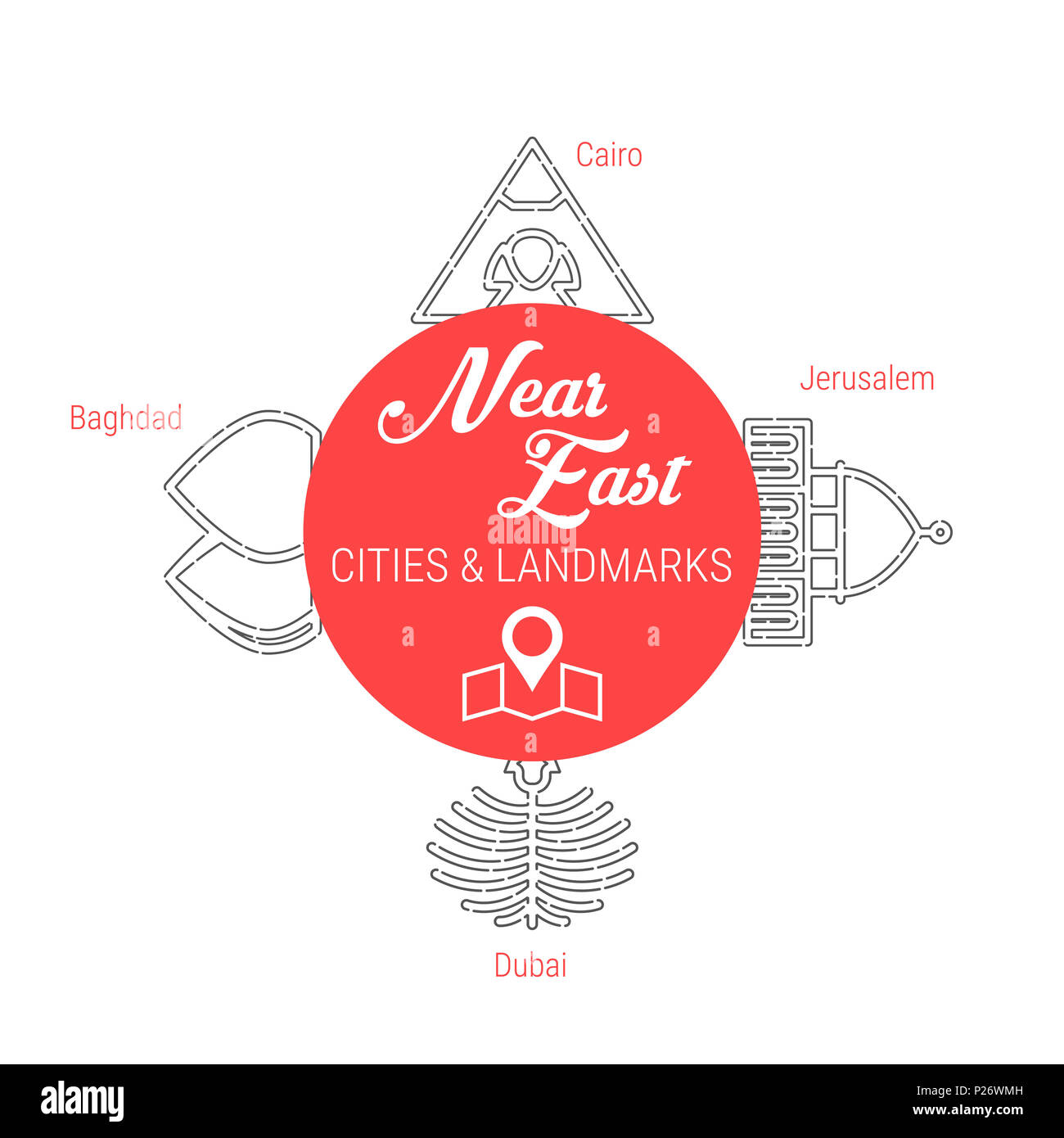 Famous Near Eastern Cities - Landmarks - Places of Interest ...