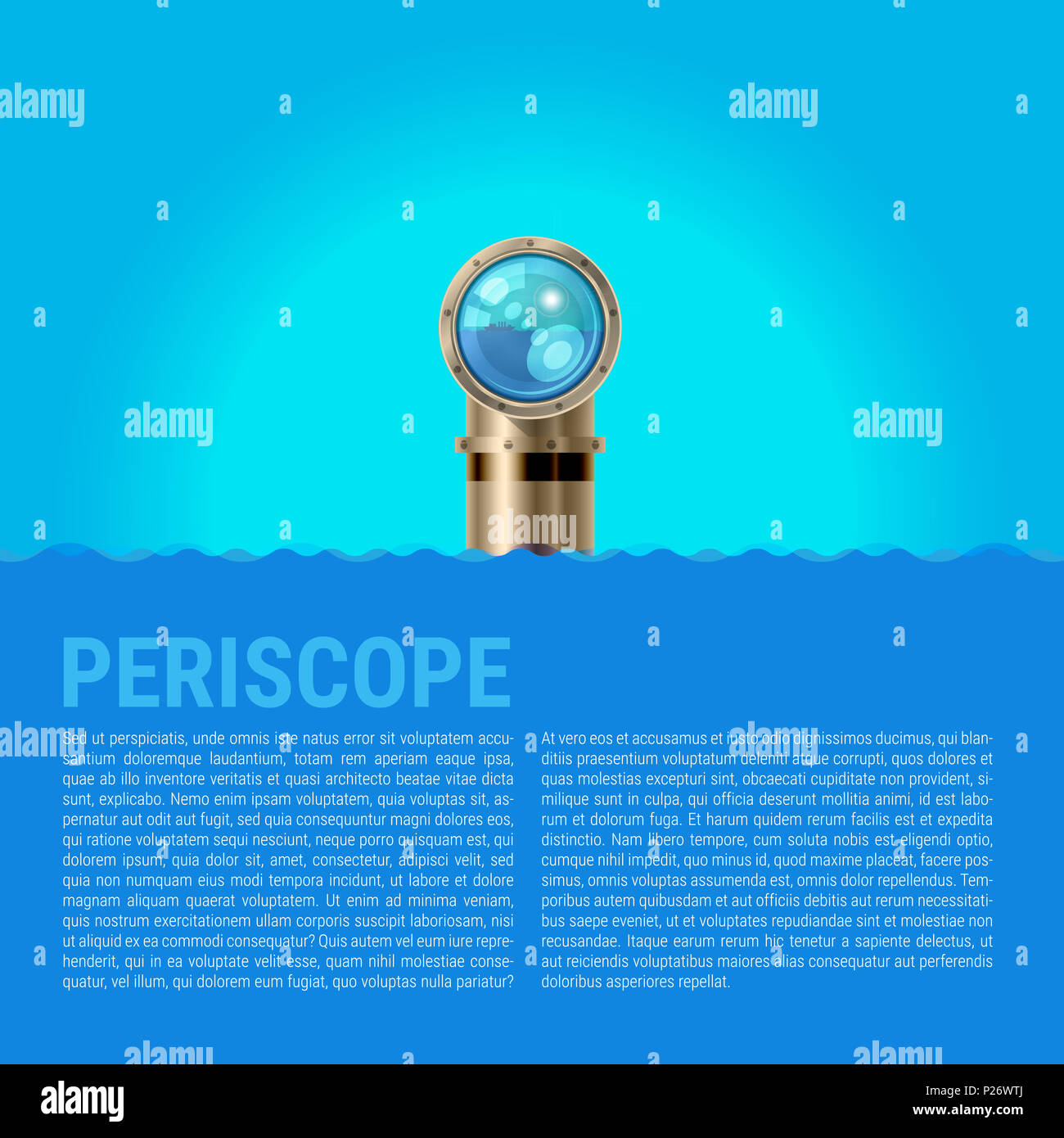Periscope 3d logo hi-res stock photography and images - Alamy