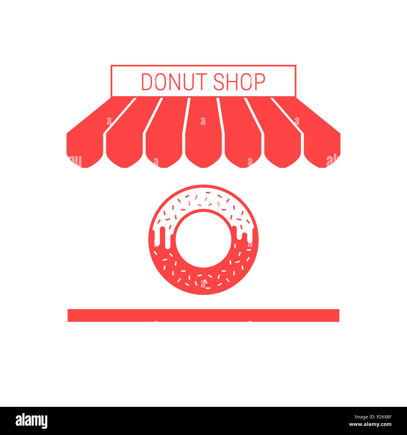 Donut shop storefront hi-res stock photography and images - Alamy