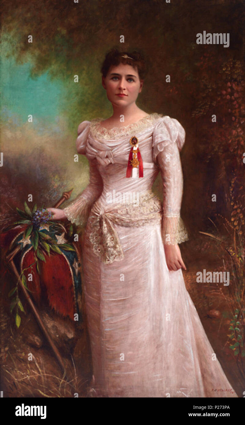 . English: Portrait of Varina Anne 'Winnie' Davis, by John P. Walker ...