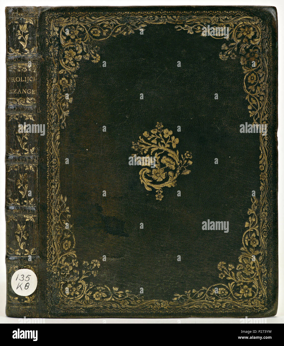 . Band van donker groenzwart marokijn . Nederlands: Inhoud: (Ms ...