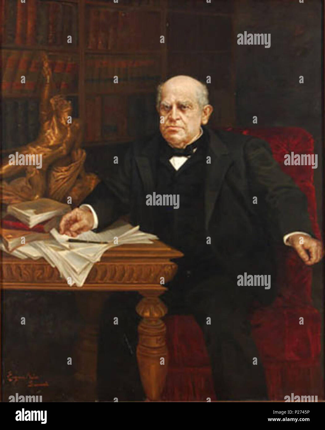 . English: Portrait of Domingo Faustino Sarmiento, currently exhibited ...