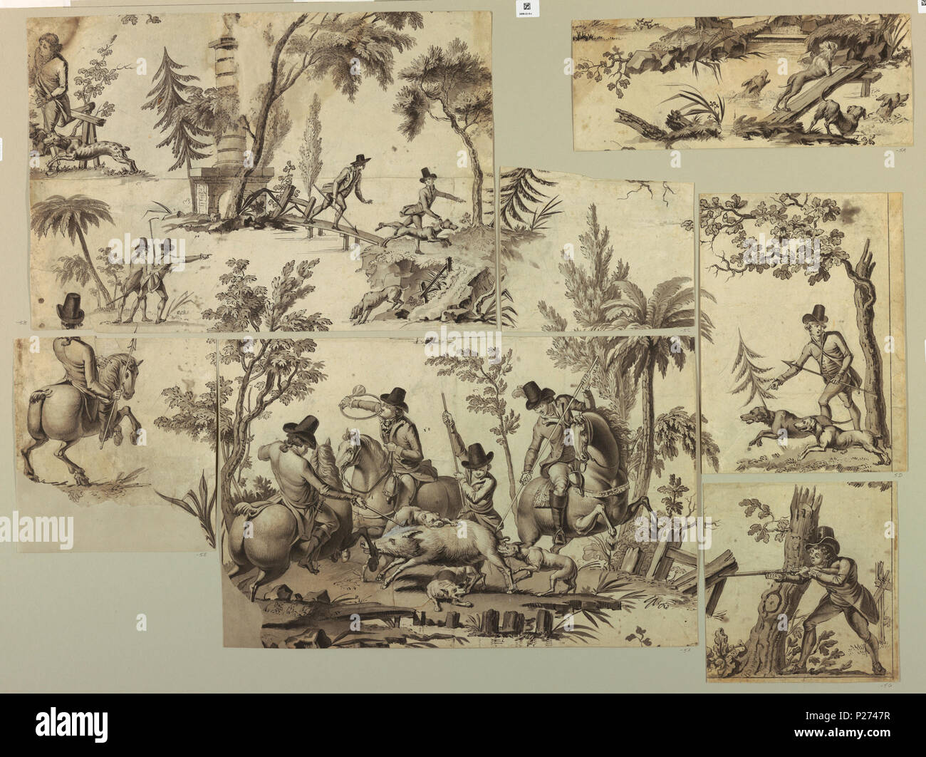 . English: Drawing . before 1898 (acquired date) 84 Drawing (CH ...