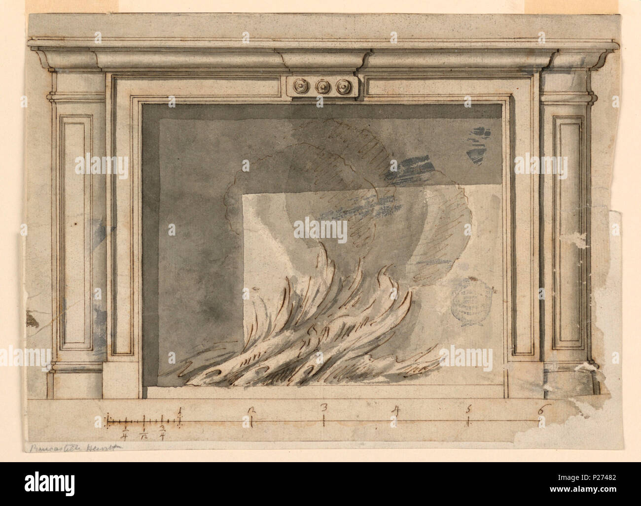 . English: Drawing . before 1901 (acquired date) 84 Drawing (CH ...