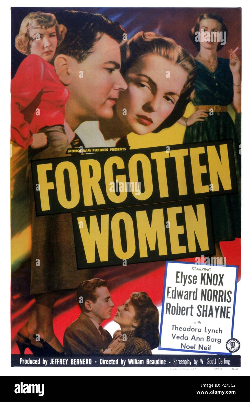 Original Film Title: FORGOTTEN WOMEN. English Title: FORGOTTEN WOMEN ...