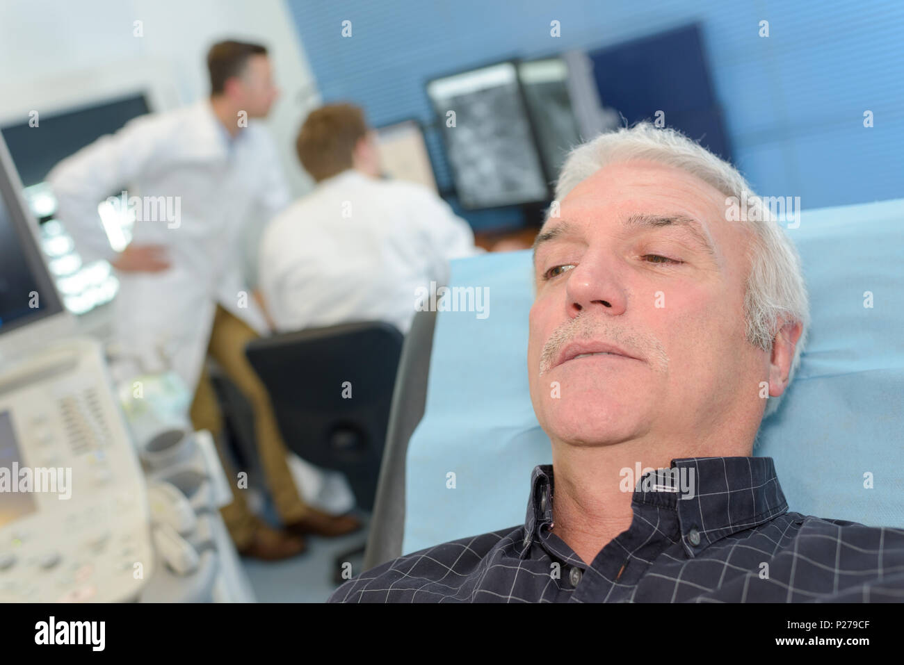 patient having a health examination Stock Photo - Alamy