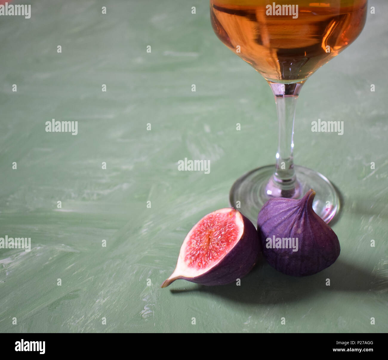 fig and wineglass Stock Photo - Alamy