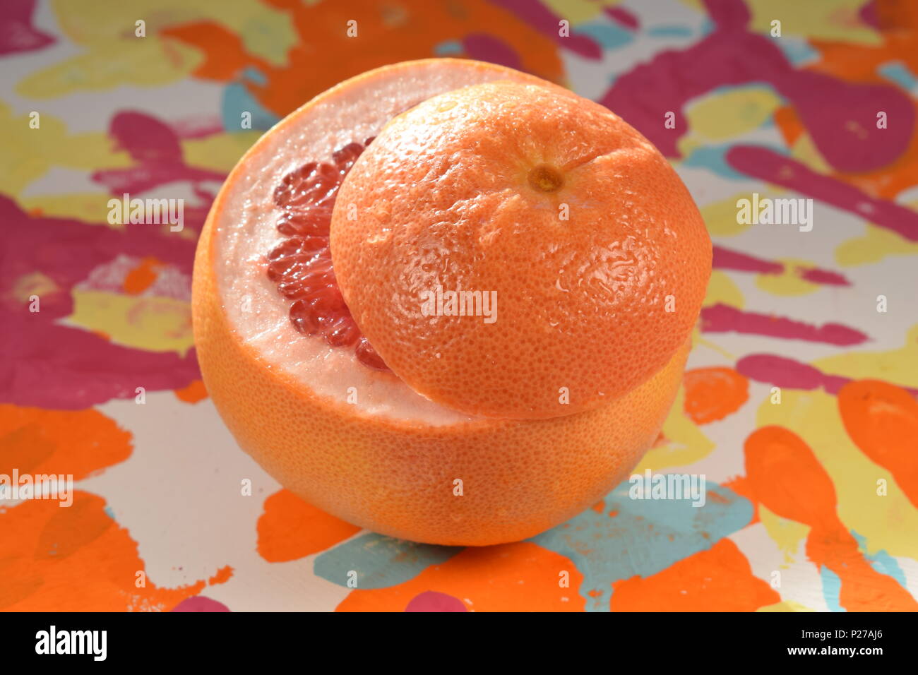 Grapefruit juice ripe orange hi-res stock photography and images - Alamy