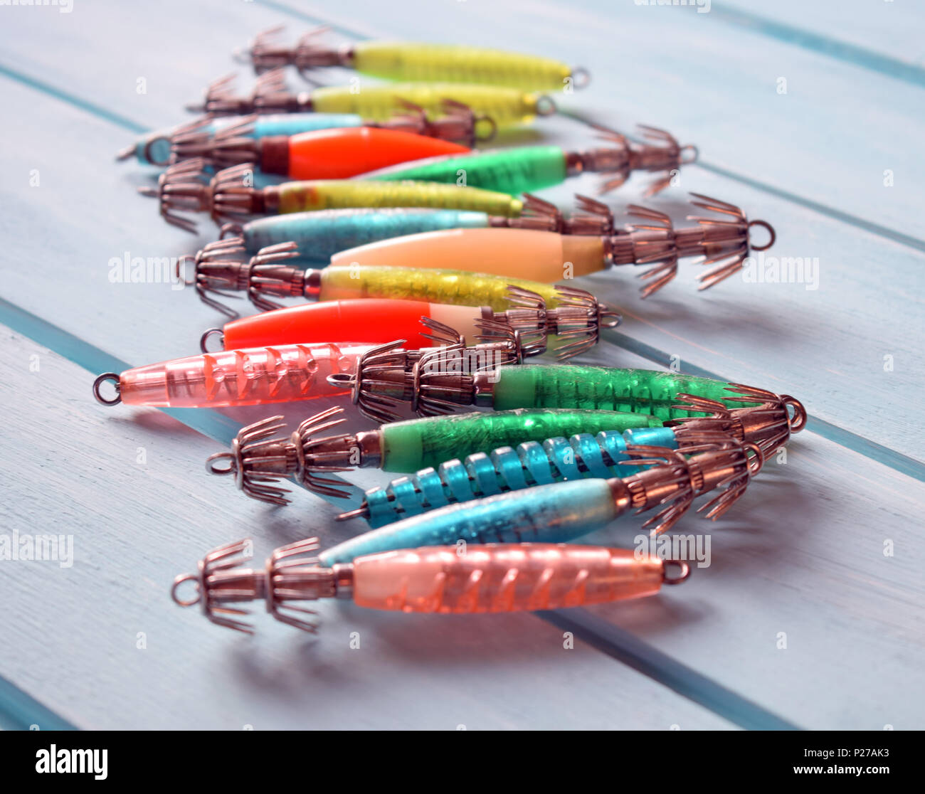 Squid hook hi-res stock photography and images - Alamy