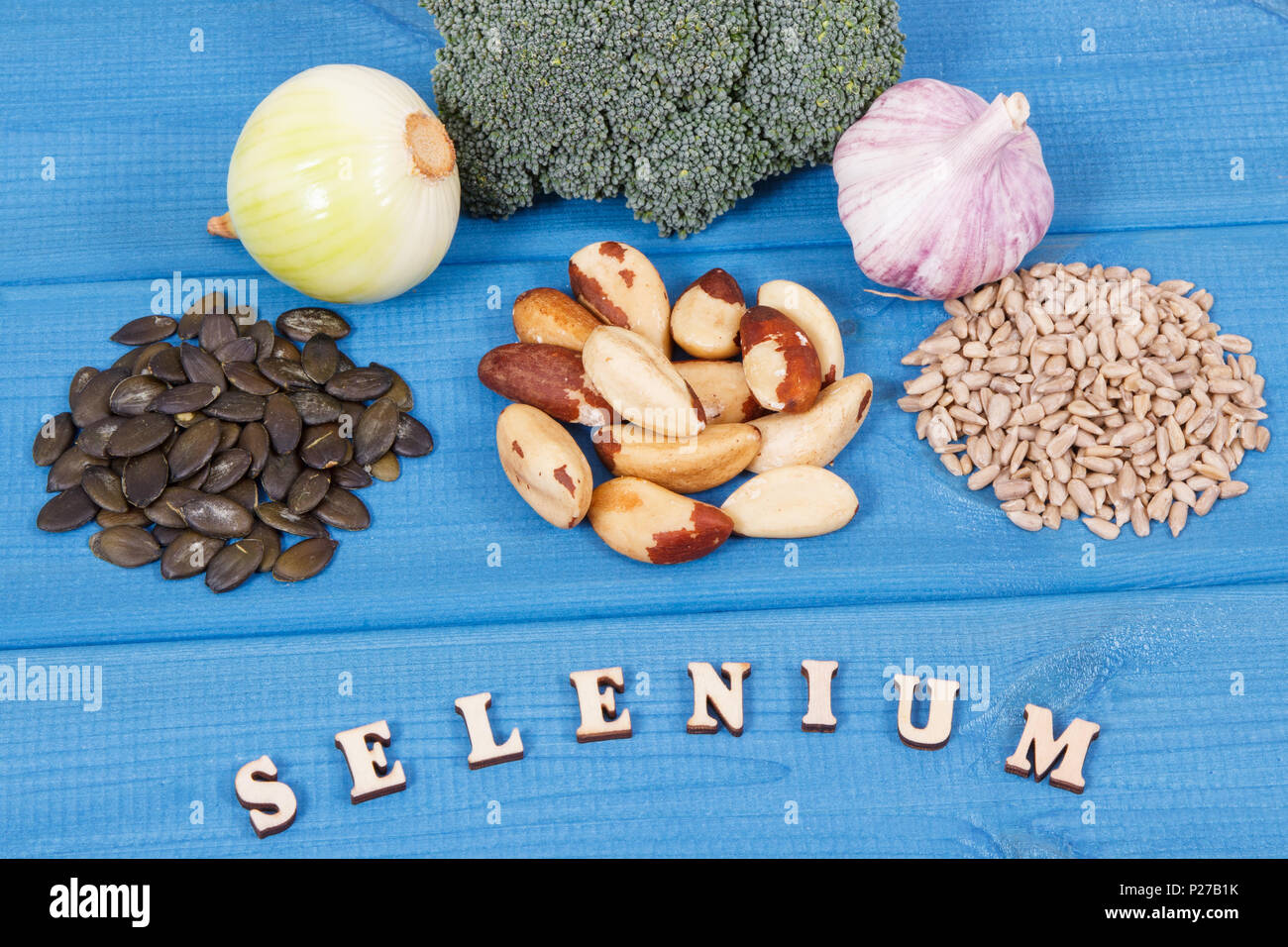 Natural ingredients or products as source selenium, vitamins, minerals ...