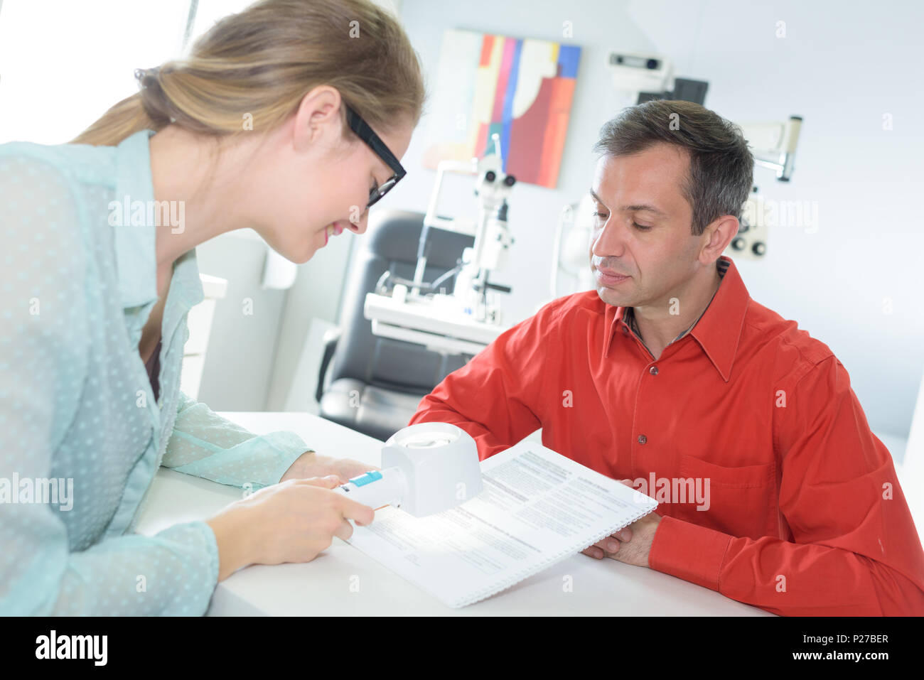 Reading instrument hi-res stock photography and images - Alamy