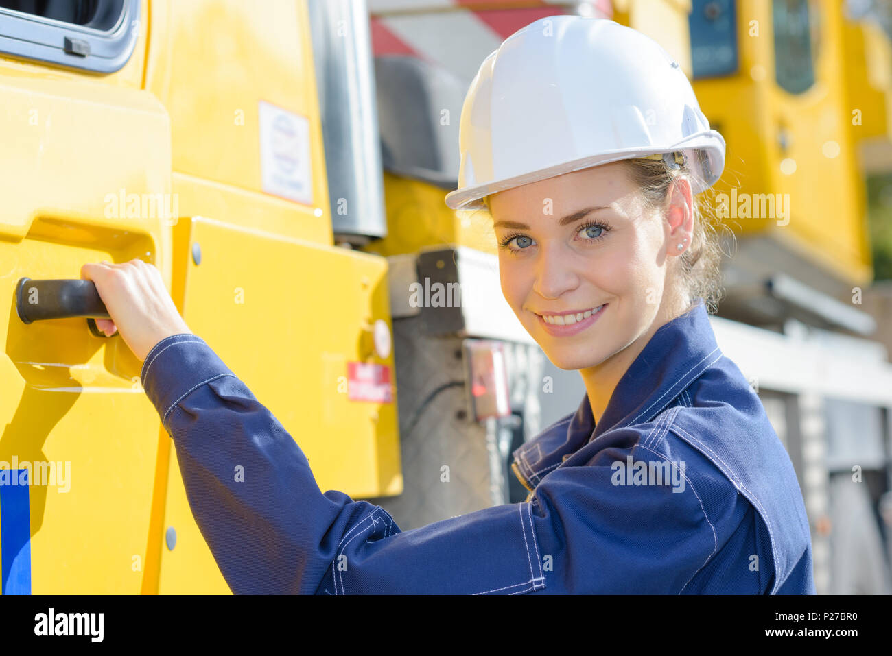 Female trucker hi-res stock photography and images - Alamy