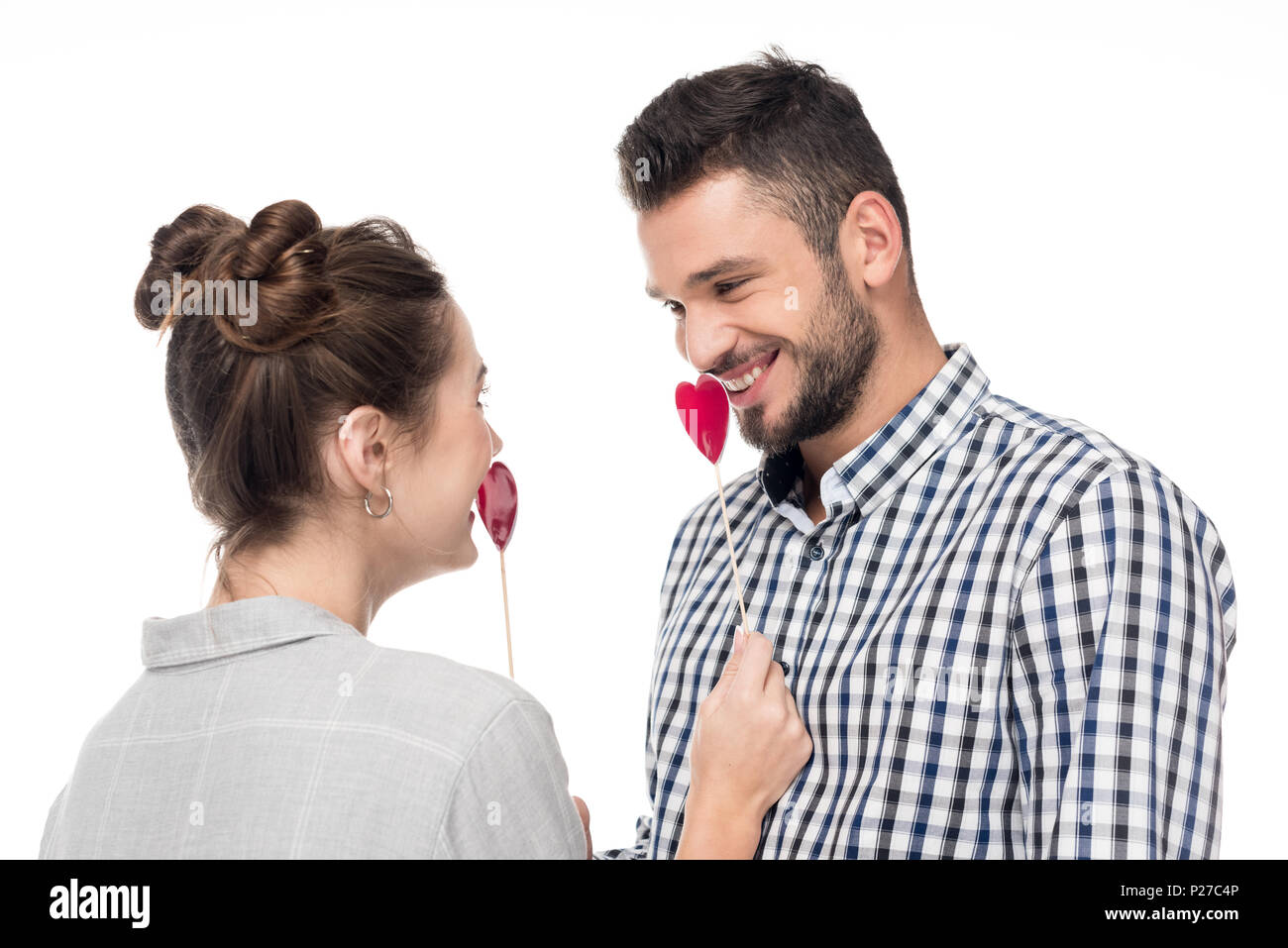 Couple touching each other hi-res stock photography and images - Alamy