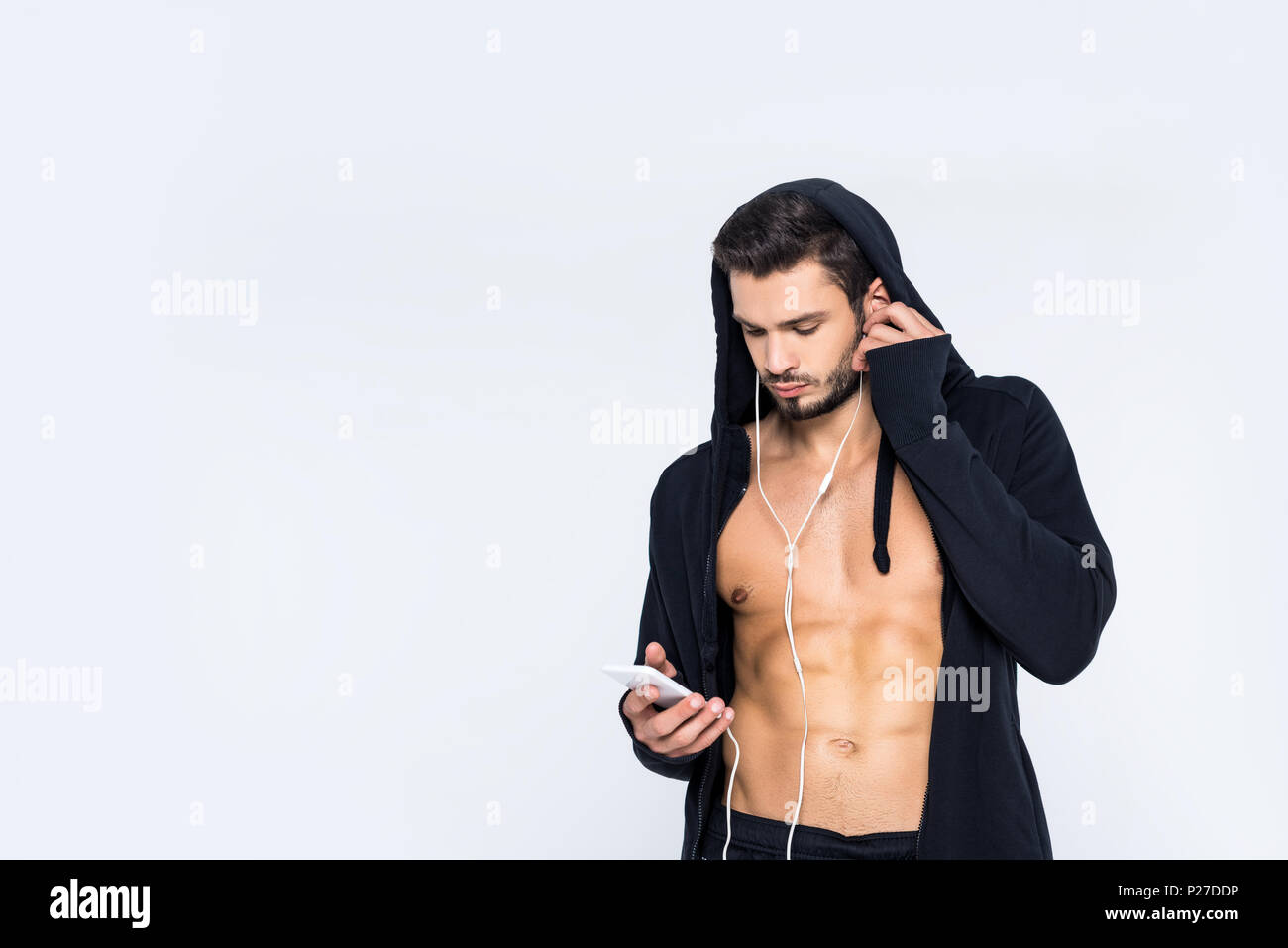 Unzipped hoodie hi-res stock photography and images - Alamy