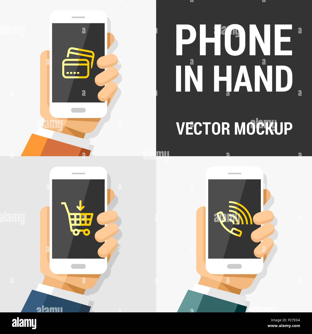 Modern technology in business Stock Vector Images - Alamy