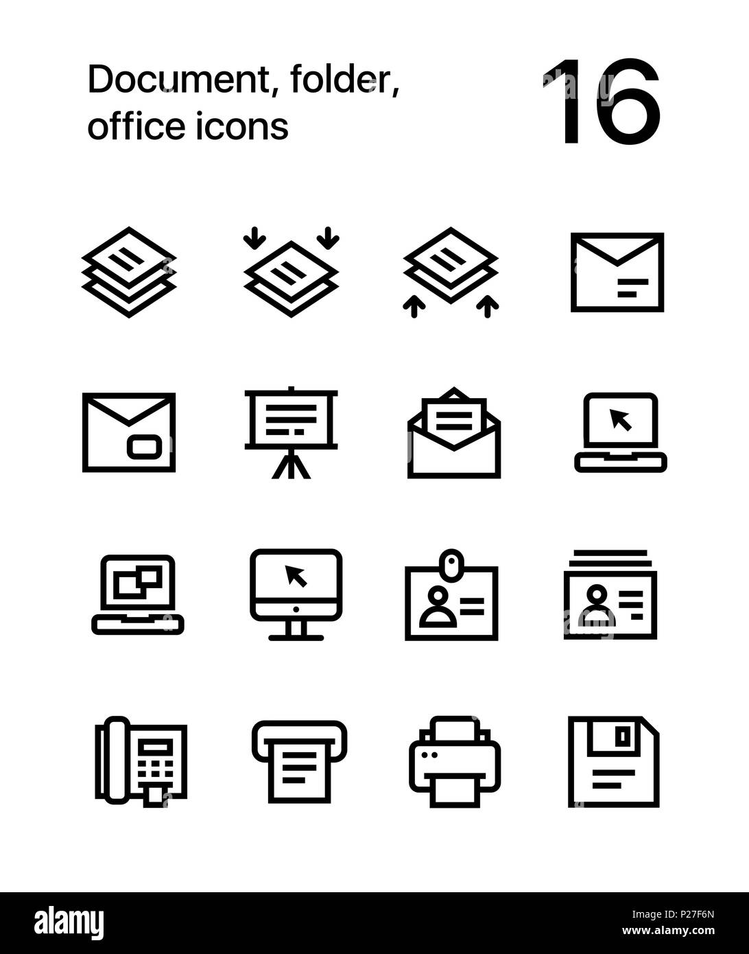 Office printer documents Cut Out Stock Images & Pictures - Alamy