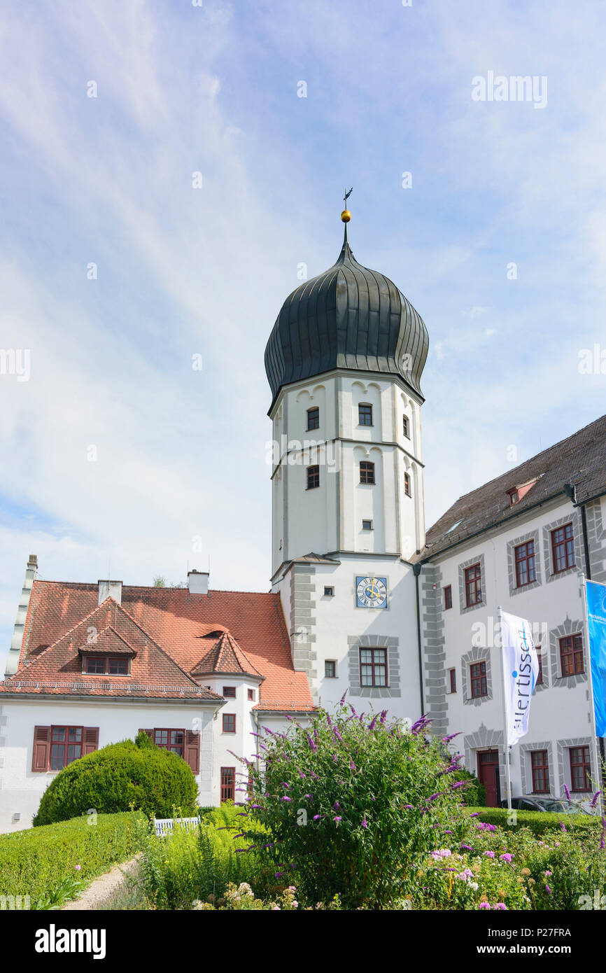 Illertissen, castle Vöhlinschloss, Swabia, Bavaria, Germany Stock Photo ...