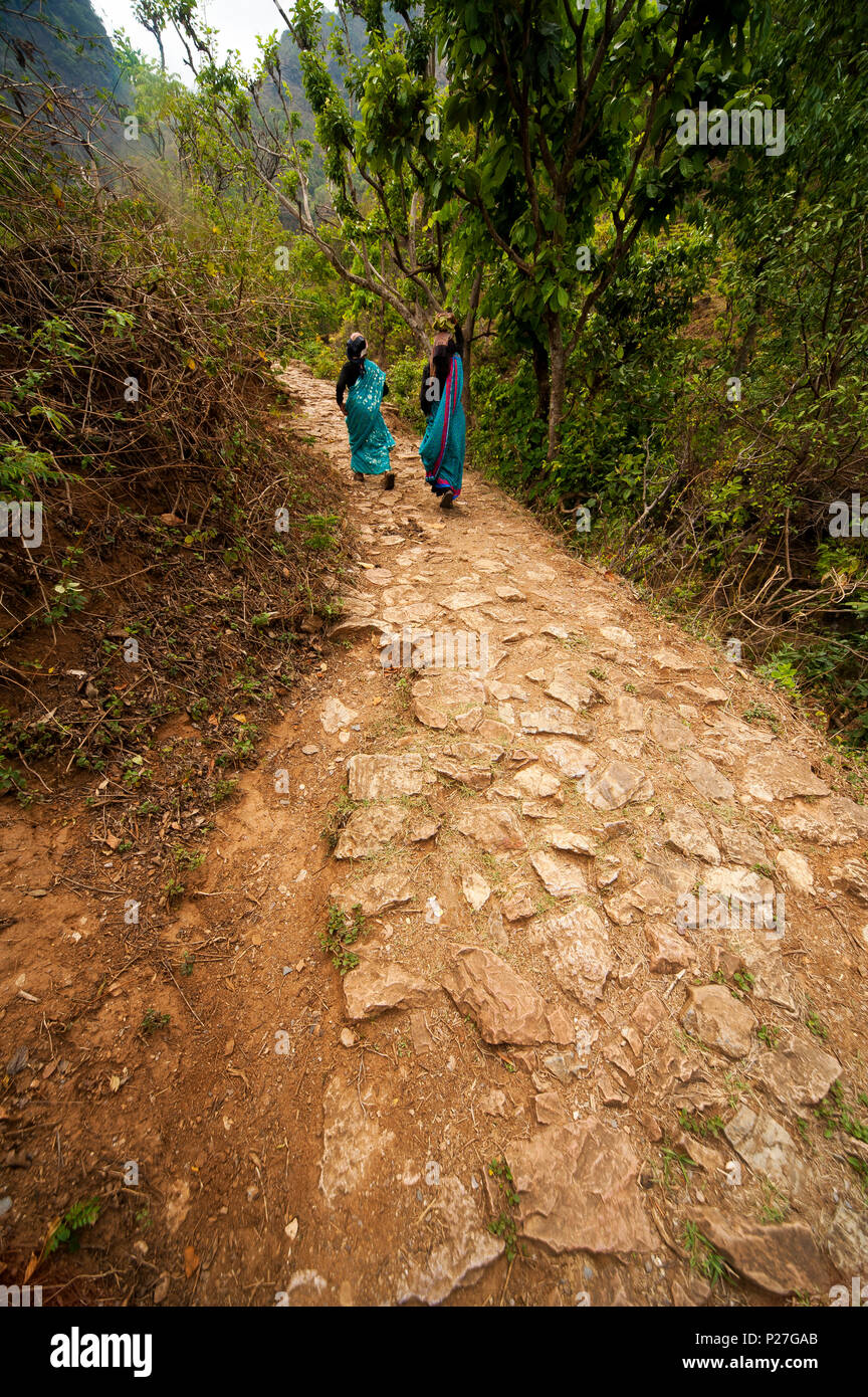 Womans in traditional clothes at Kundal Village, where Jim Corbett come ...