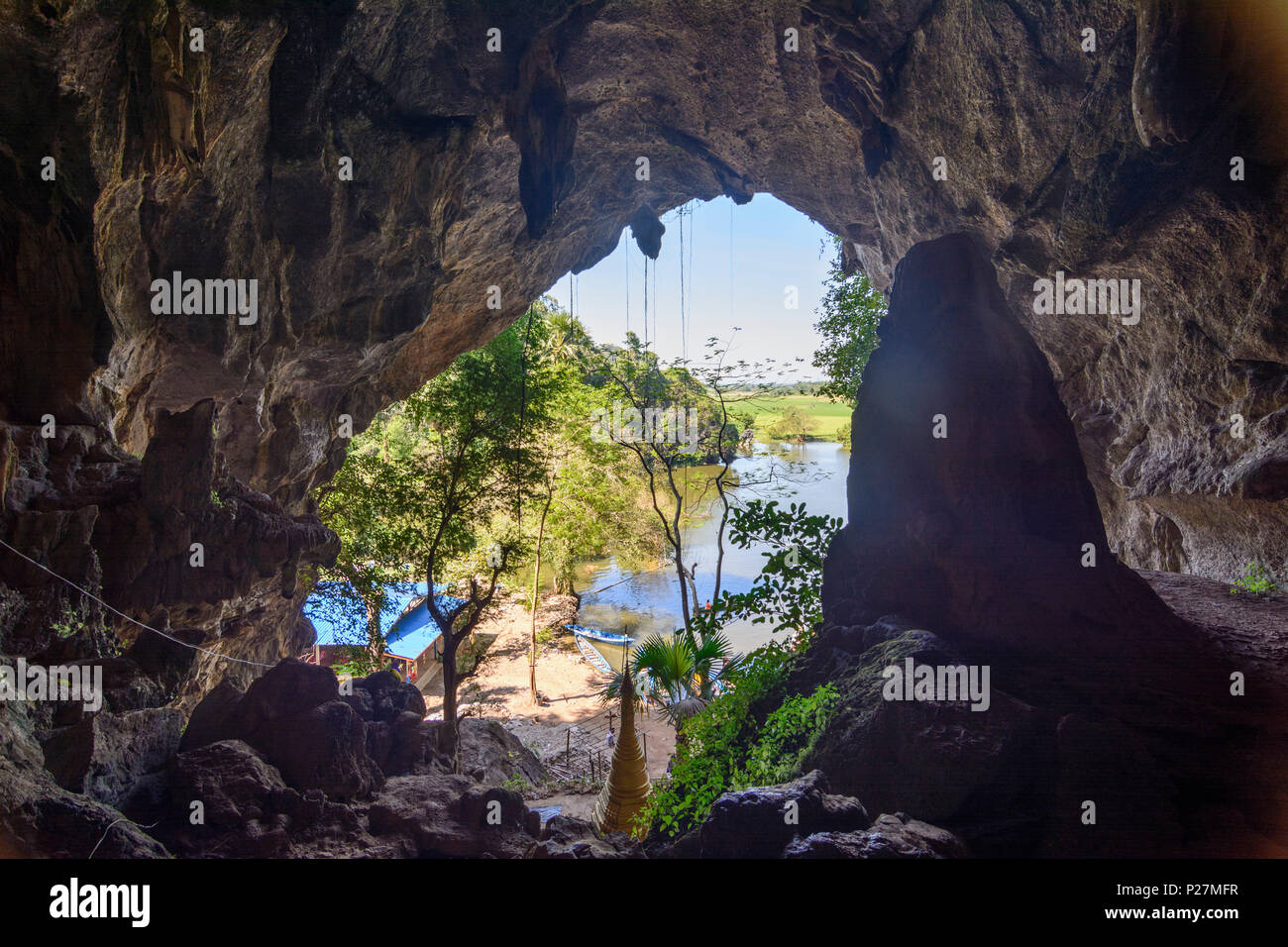 Sadan cave myanmar hi-res stock photography and images - Alamy