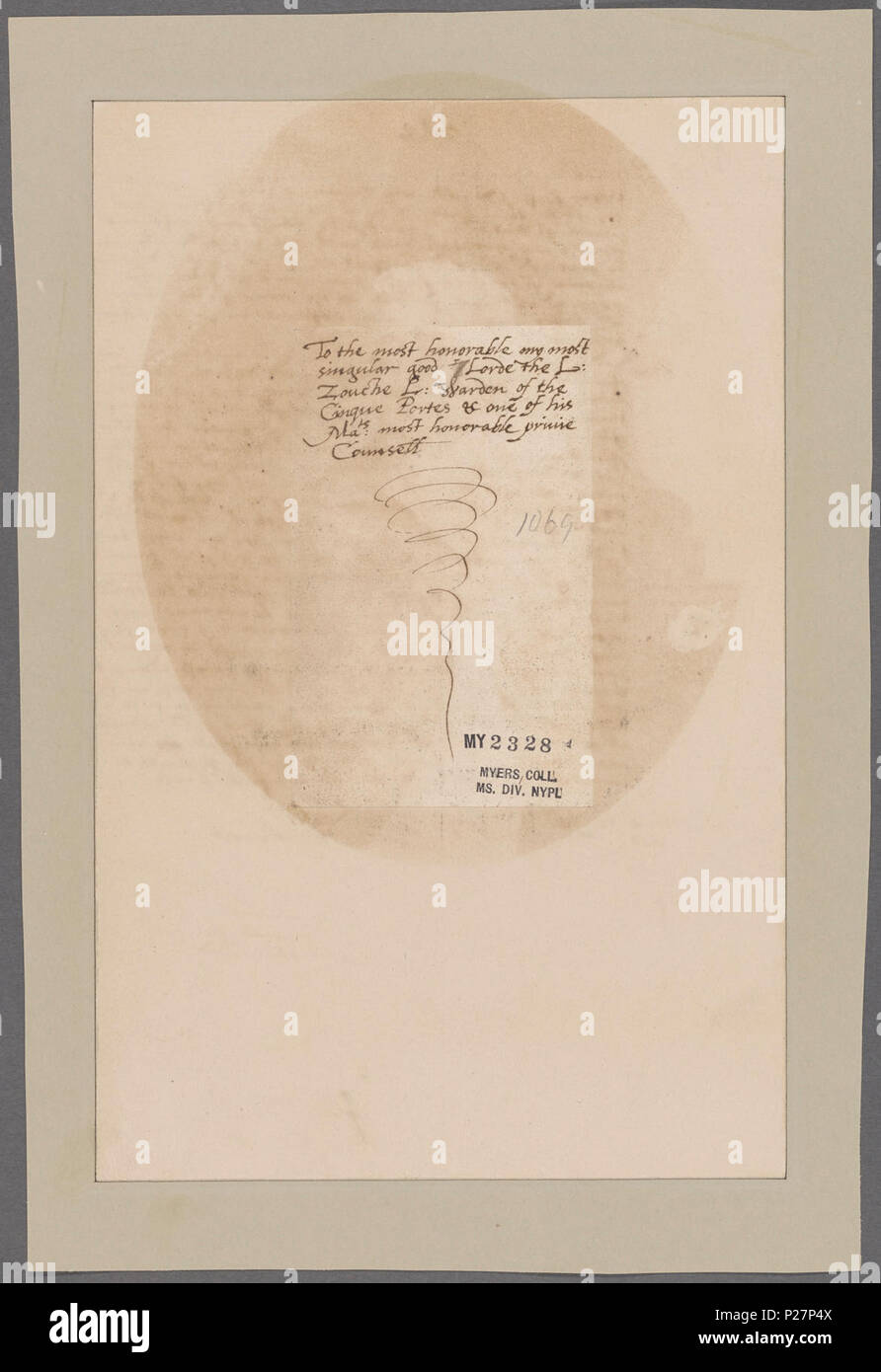 (Fenner, G.) Maydstone. To Edward Zouche Stock Photo - Alamy