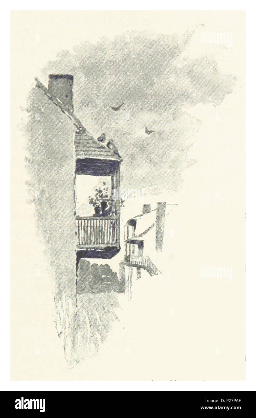 (Florida, 1889) p043 Balconies overhanging the Streets in St. Augustine ...