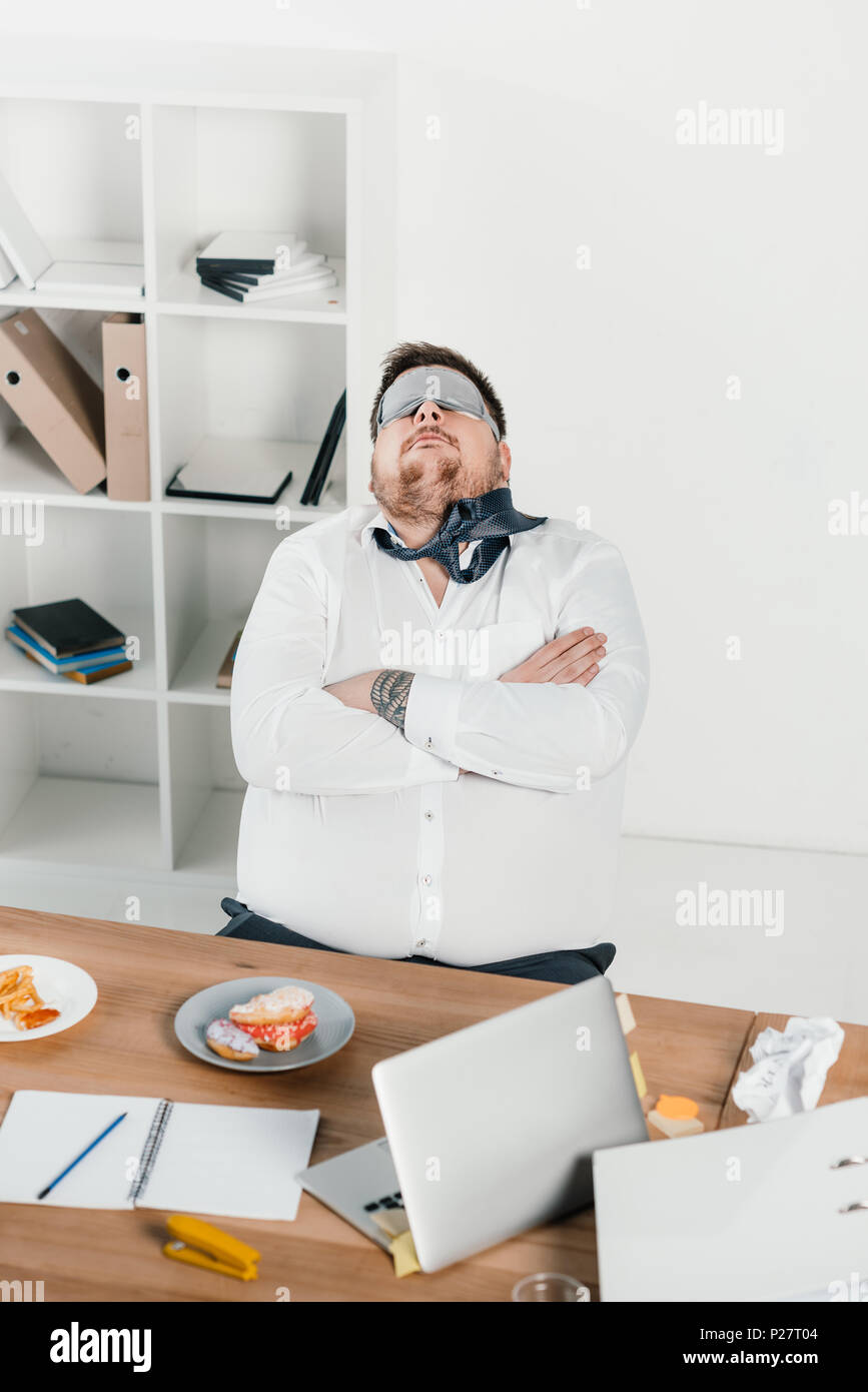 Obese fat man resting hi-res stock photography and images - Alamy