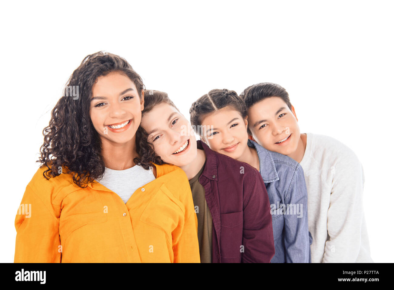 Teen portrait multicultural hi-res stock photography and images - Alamy
