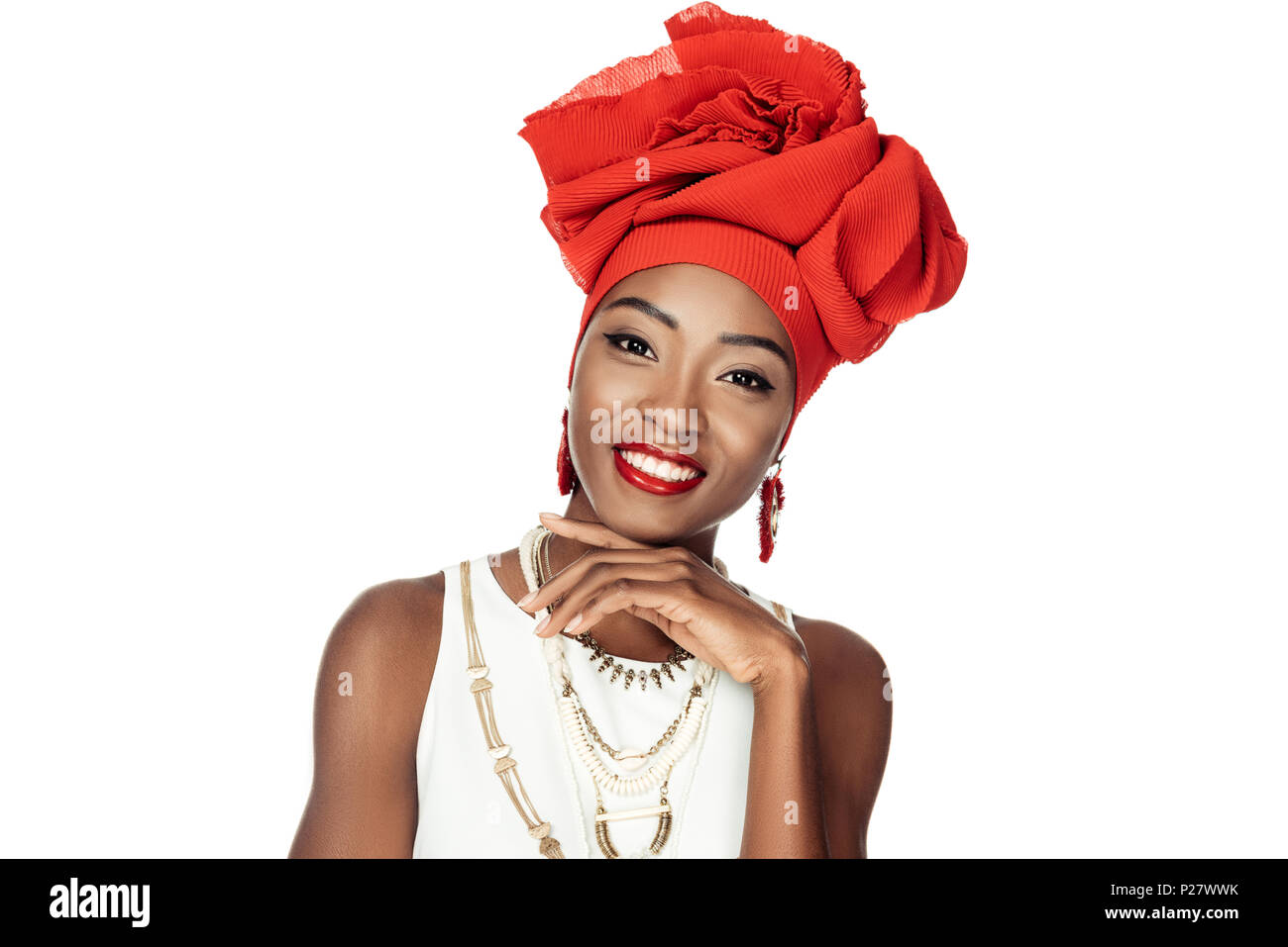 African head wrap hi-res stock photography and images - Alamy
