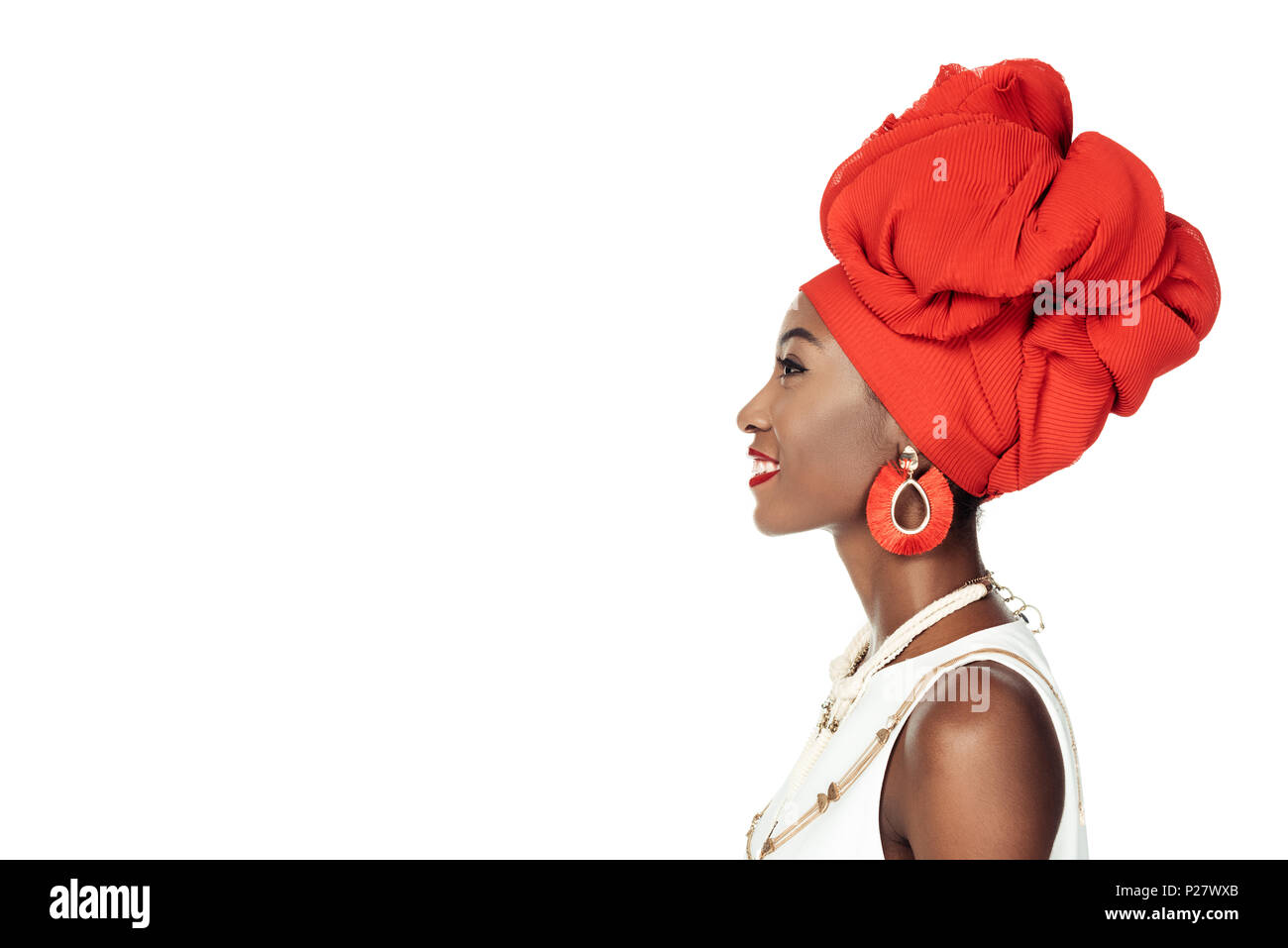 Beautiful african woman in traditional Cut Out Stock Images & Pictures ...