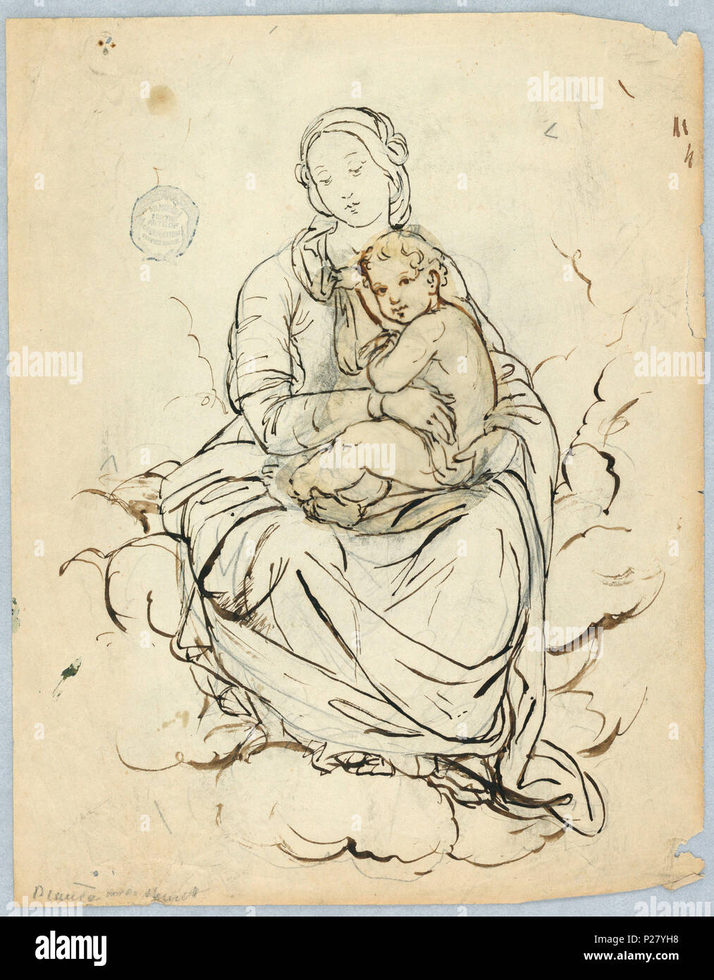 . English: Drawing (Italy) . before 1901 (acquired date) 92 Drawing ...