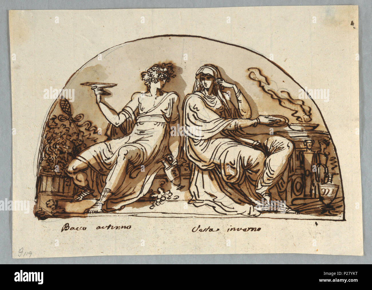 . English: Drawing (Italy) . before 1901 (acquired date) 92 Drawing ...