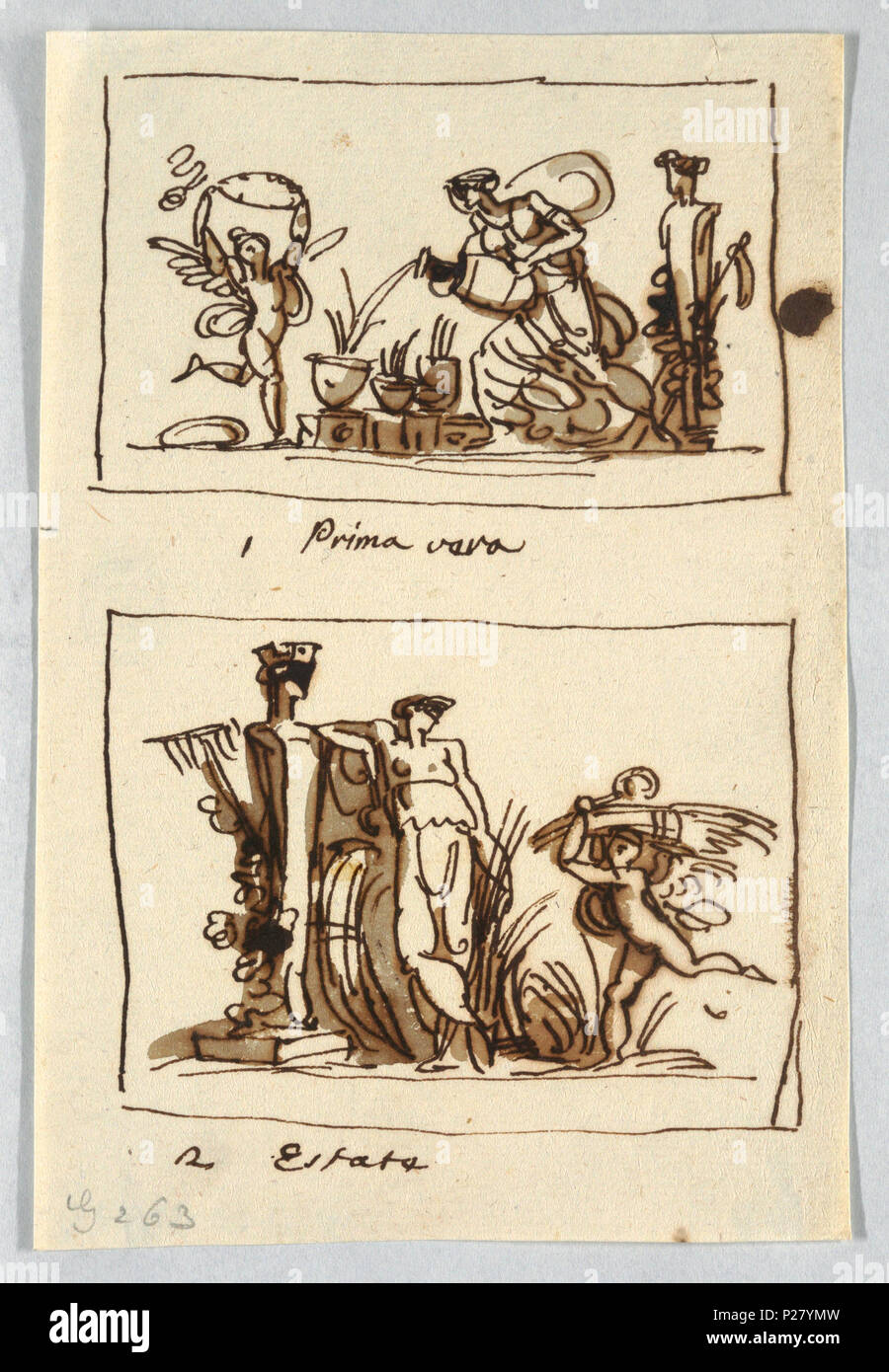 . English: Drawing (Italy) . before 1901 (acquired date) 92 Drawing ...